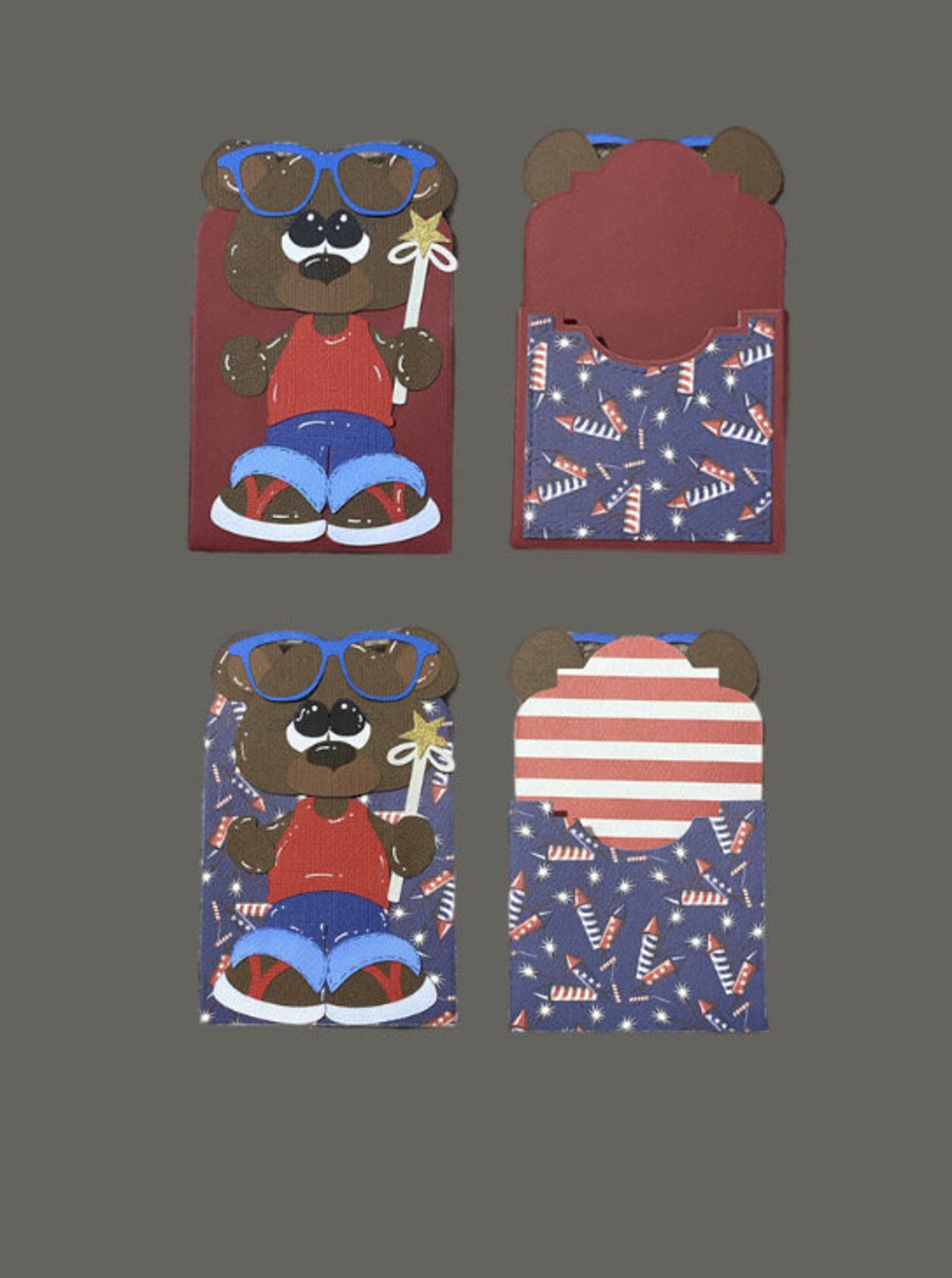 4th of July Treat Box Independence Day Treat Bag Handmade Premade Red ...