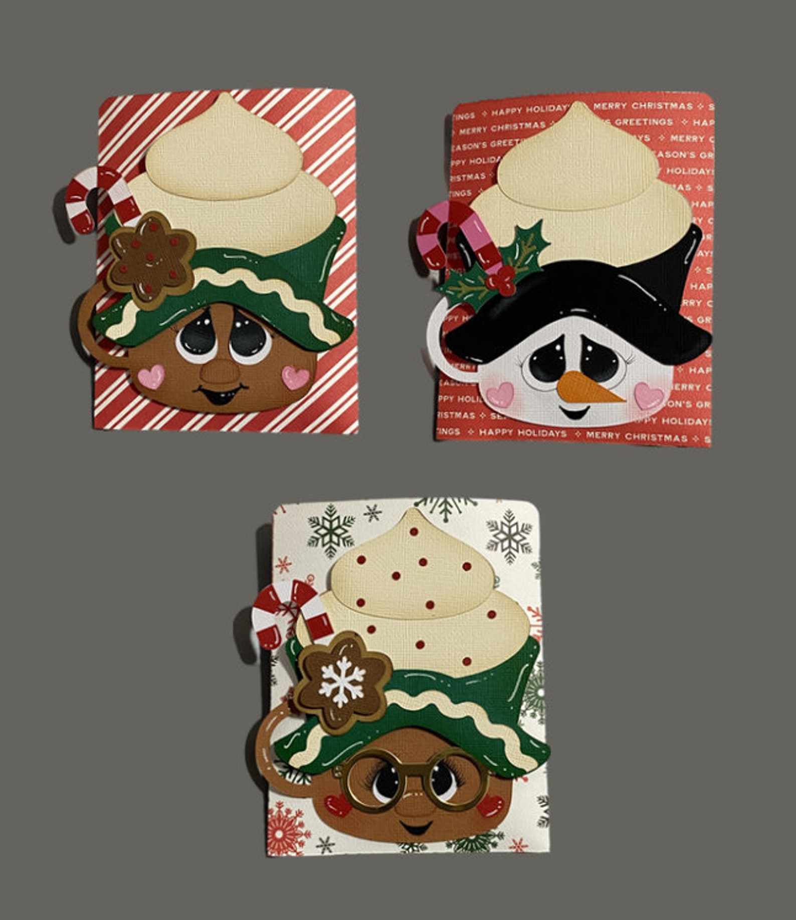 Christmas Hot Cocoa Packet Ginger Bread Hot Cocoa Pack Snowman - Etsy