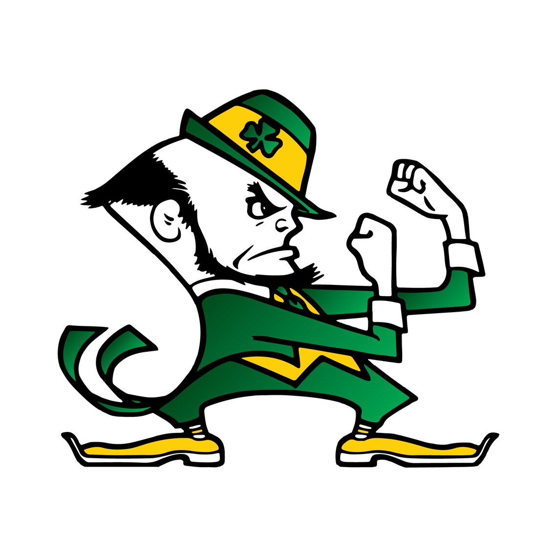 School Mascot Fighting Irish Gradient | Etsy