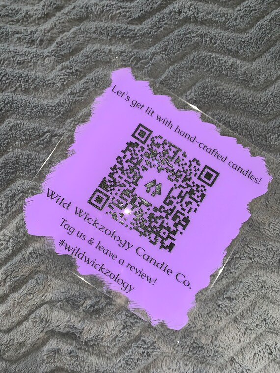 Customized QR Code Signs // Business Signs // Customized Signs | Etsy