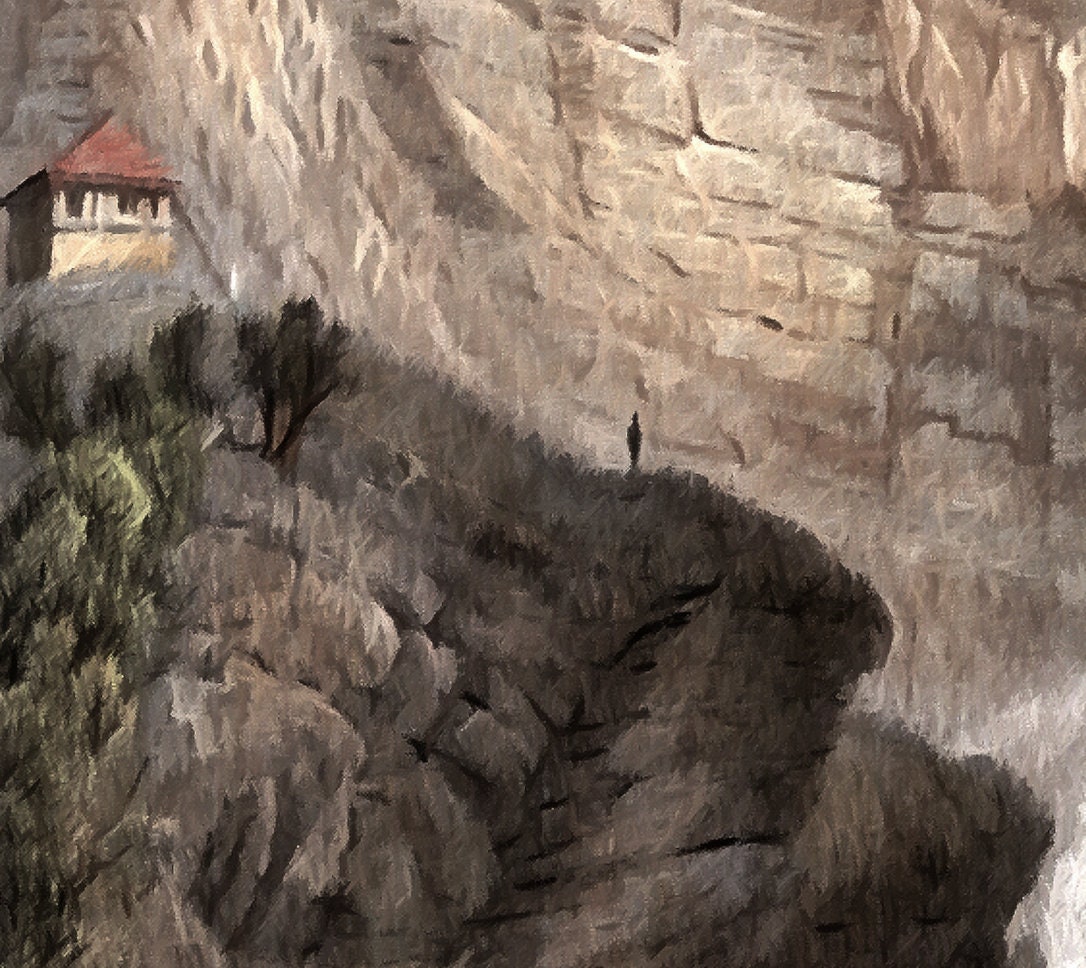 Reichenbach Falls Art Print From the Granada Sherlock Holmes - Etsy