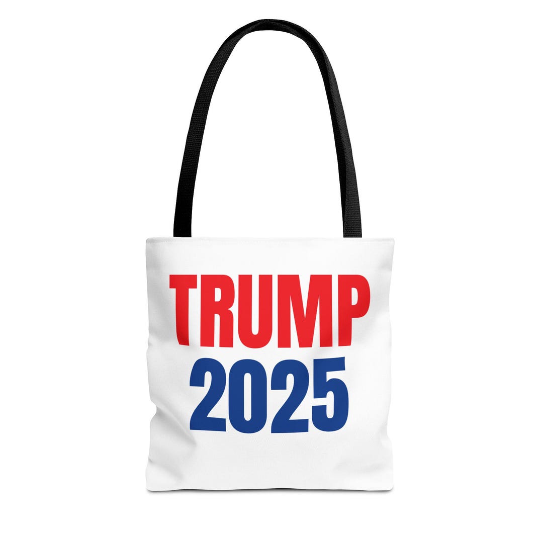 Political Tote Bag, Conservative Gift, TRUMP 2025 Design, Republican ...