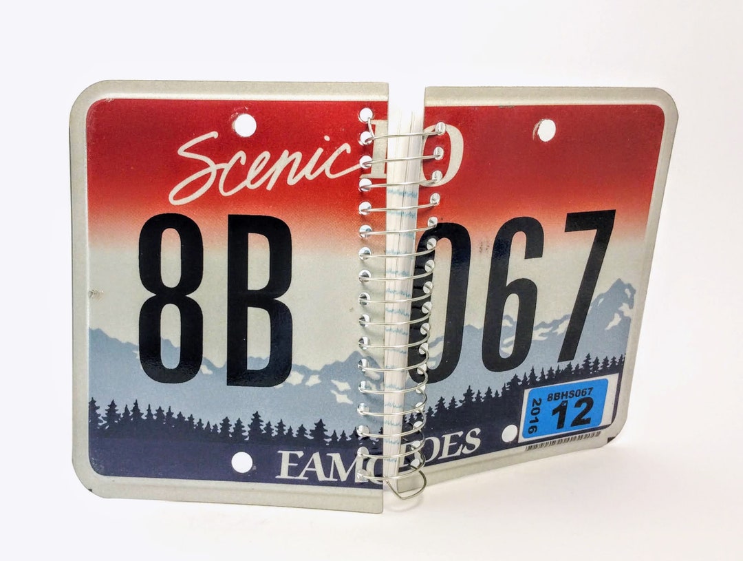 License Plate Notebook - Idaho - 4" X 6" Journal - Etsy