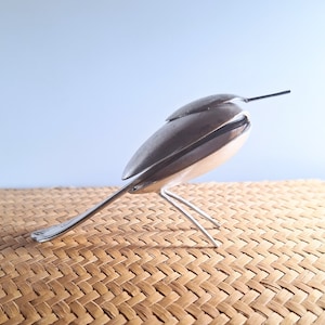Spoon Bird Sculpture, Silverware Sculpture, Recycled Art, Silverware ...