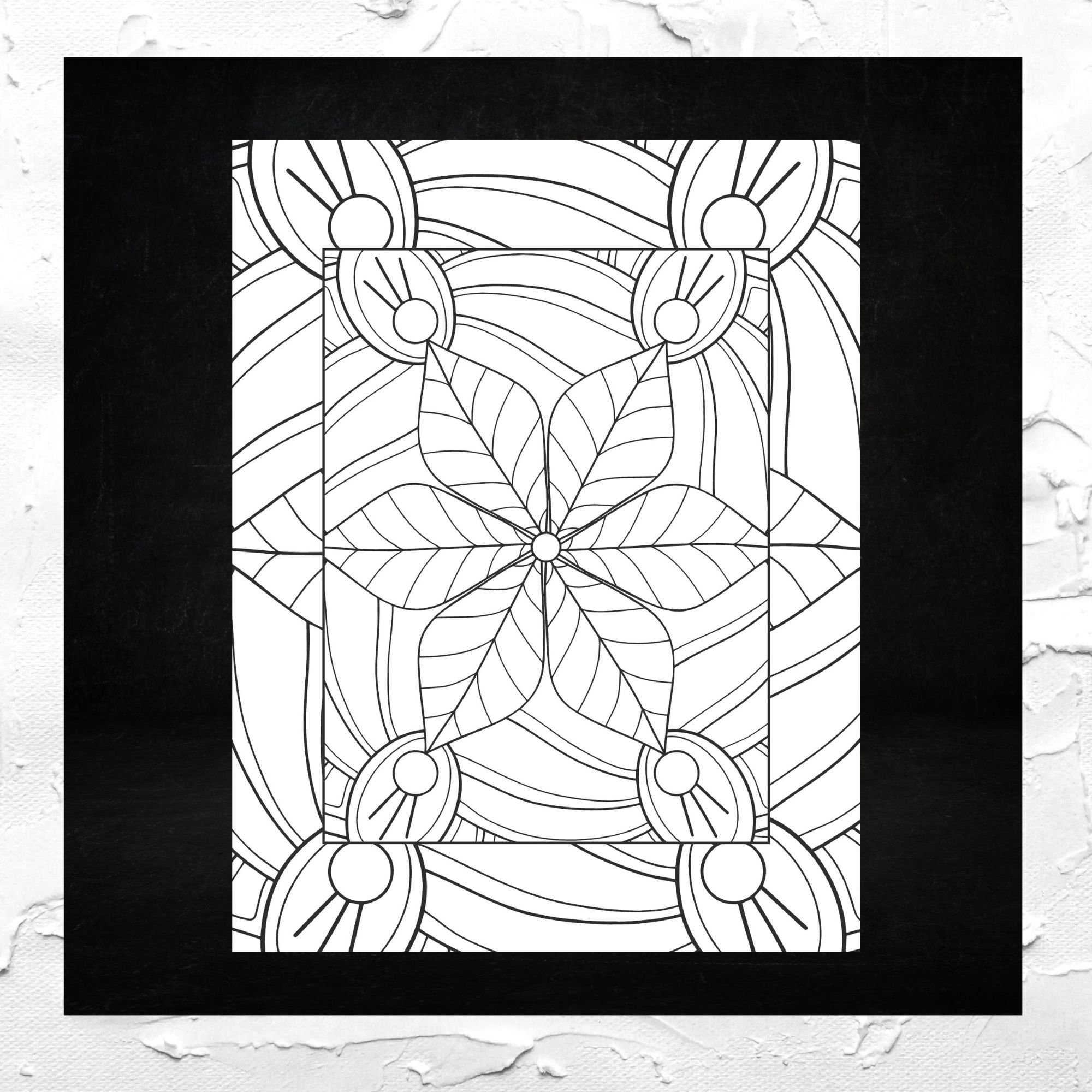 6 Mandala Coloring Pages in PDF Form|instant Digital Download|abstract ...
