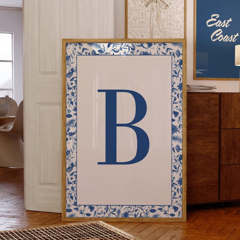 Letter B Poster - Etsy