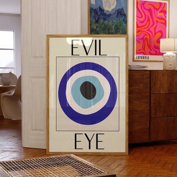Evil Eye Print - Etsy