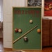 Billiards Club Poster, Billiard Print, 70s Retro Wall Art Print ...