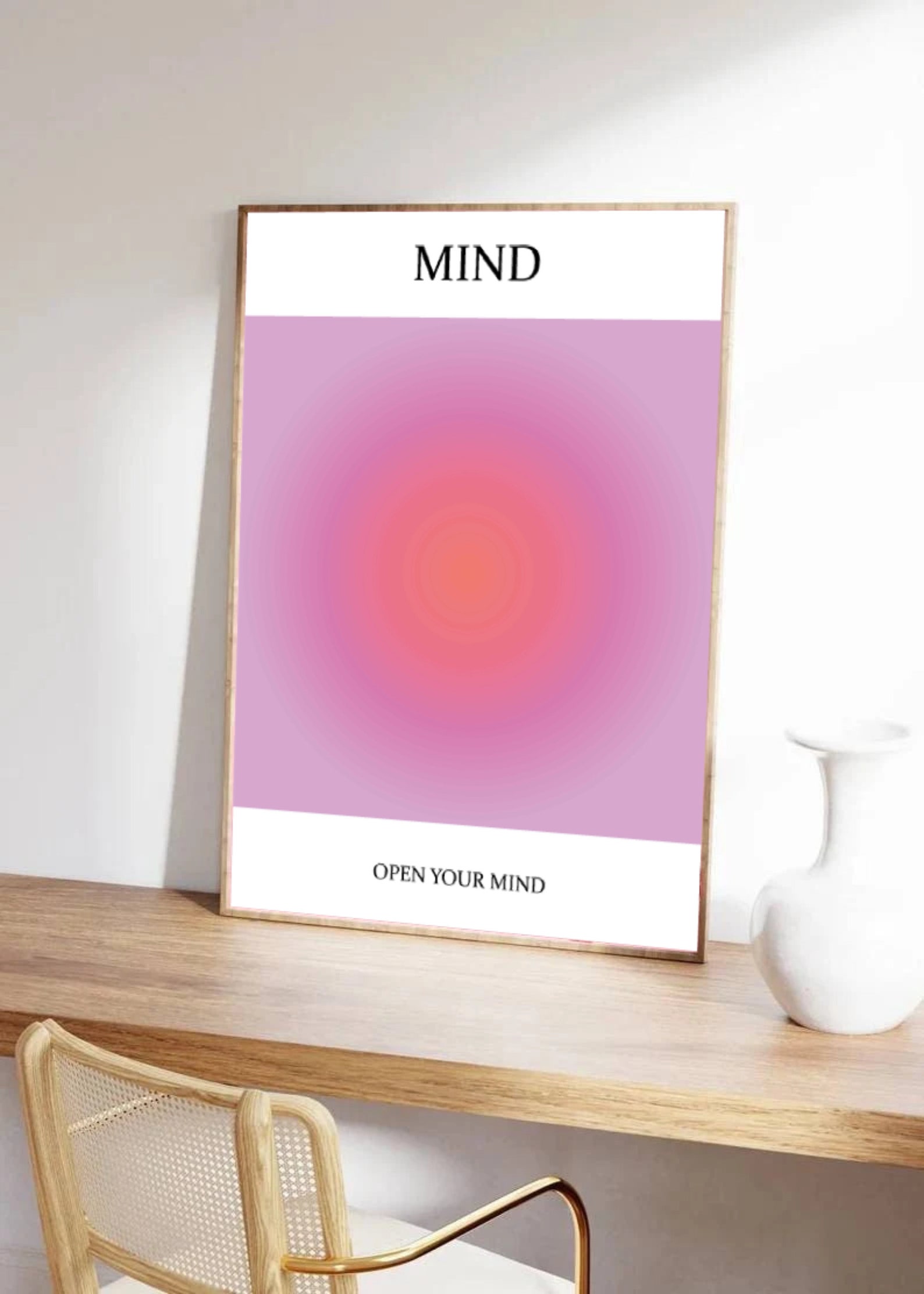 Aura Energy Spiritual Gradient Print Y2K Decor Mind Body - Etsy