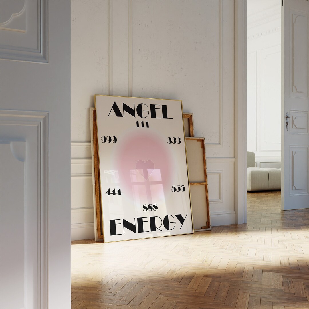 Angel Energy Poster ,aura Poster, Pastel Decor,abstract Art Print ...