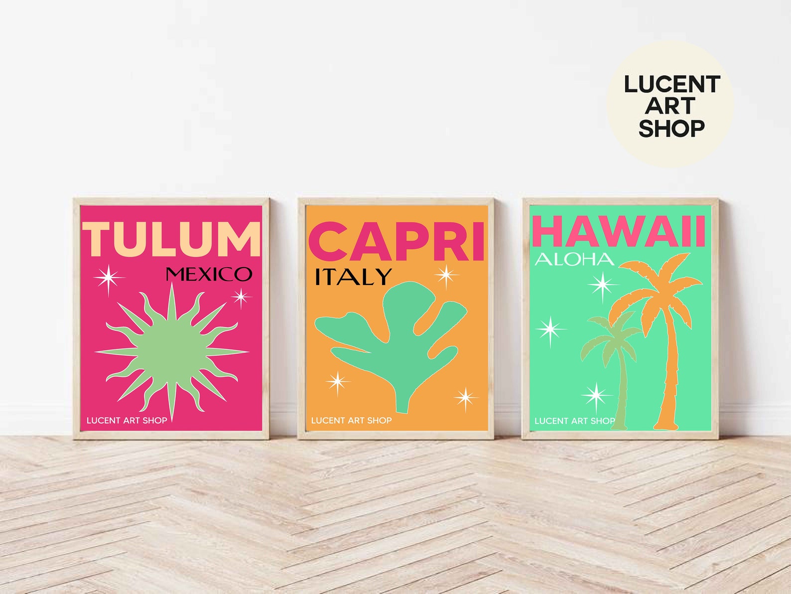 Tulum Poster Mexico Print Boho Prints Graphic Art Wall | Etsy