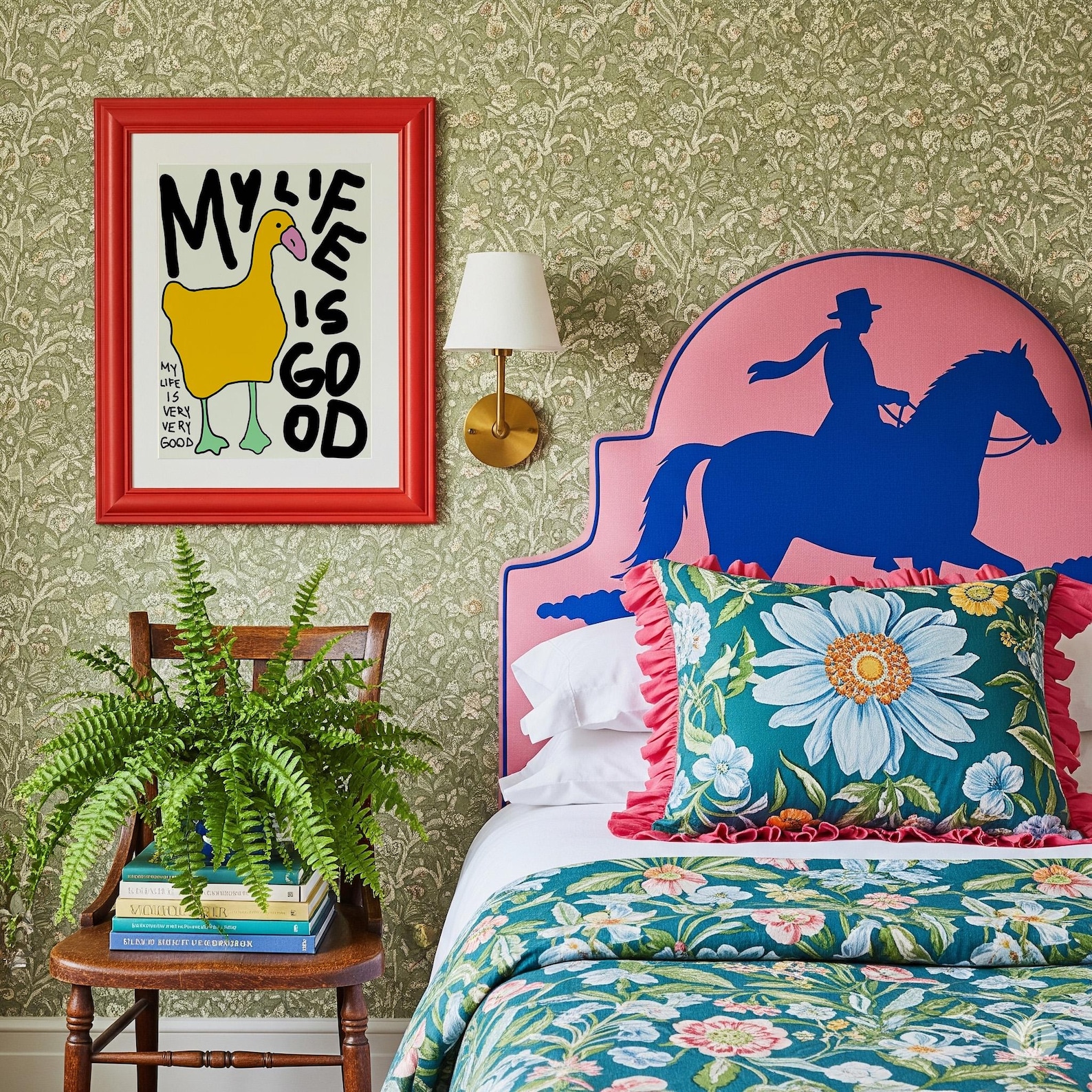 My Life is Good Print Illustration Poster Wall Art Y2K Aesthetic Poster ...