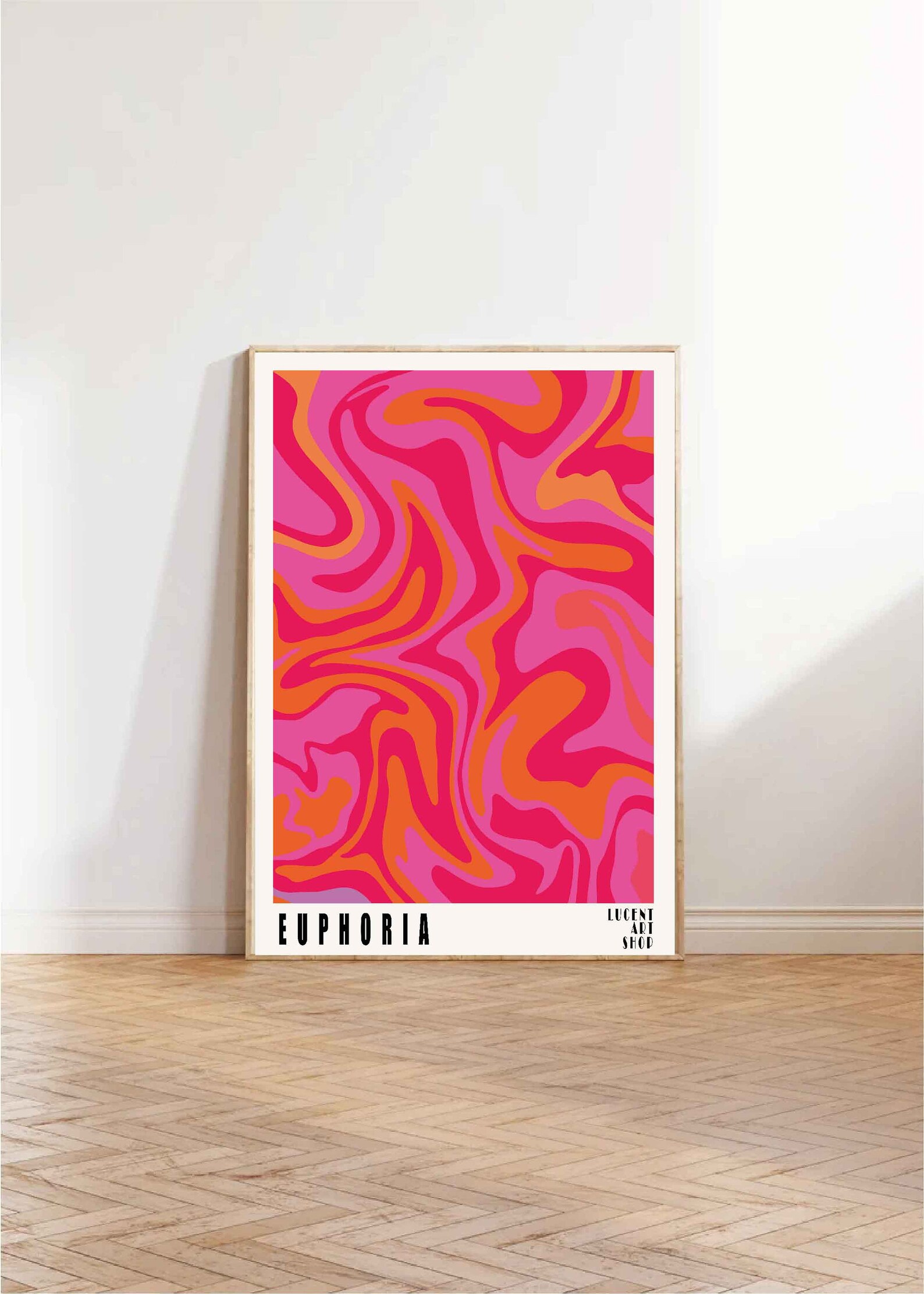 Aura Poster Retro Gradient Wavy Grainy Gradient - Etsy