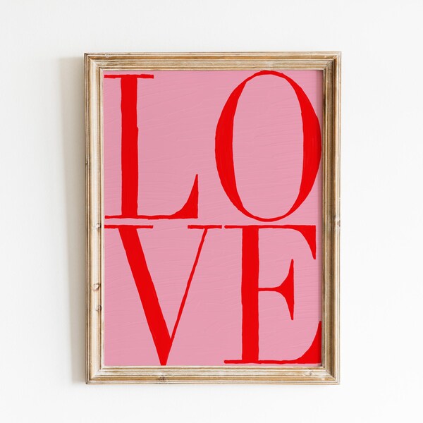 Love Print - Etsy