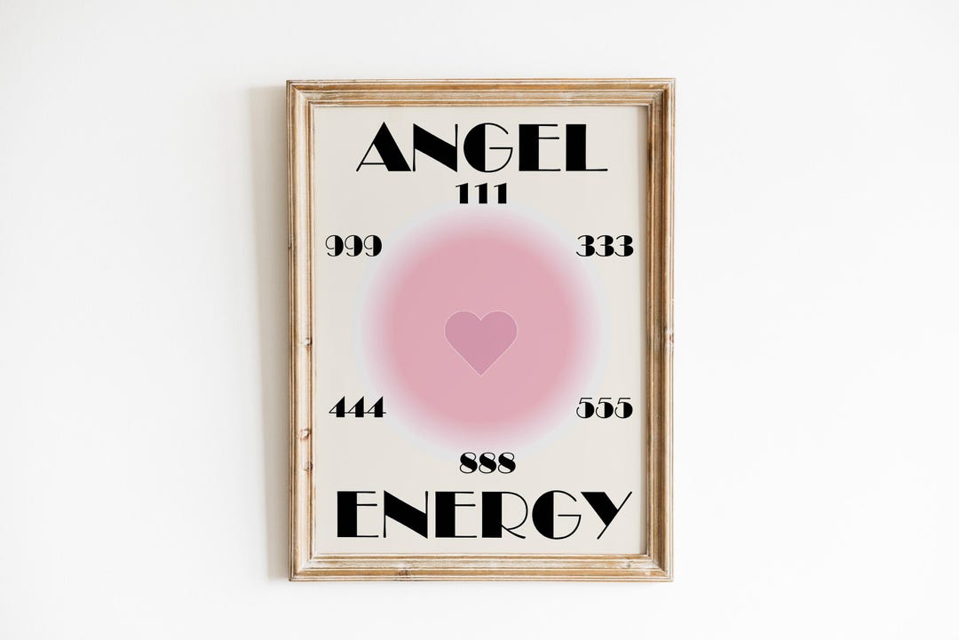 Angel Energy Poster ,aura Poster, Pastel Decor,abstract Art Print ...