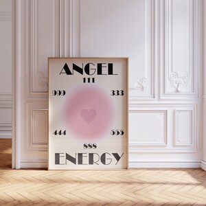 Angel Energy Poster ,aura Poster, Pastel Decor,abstract Art Print ...