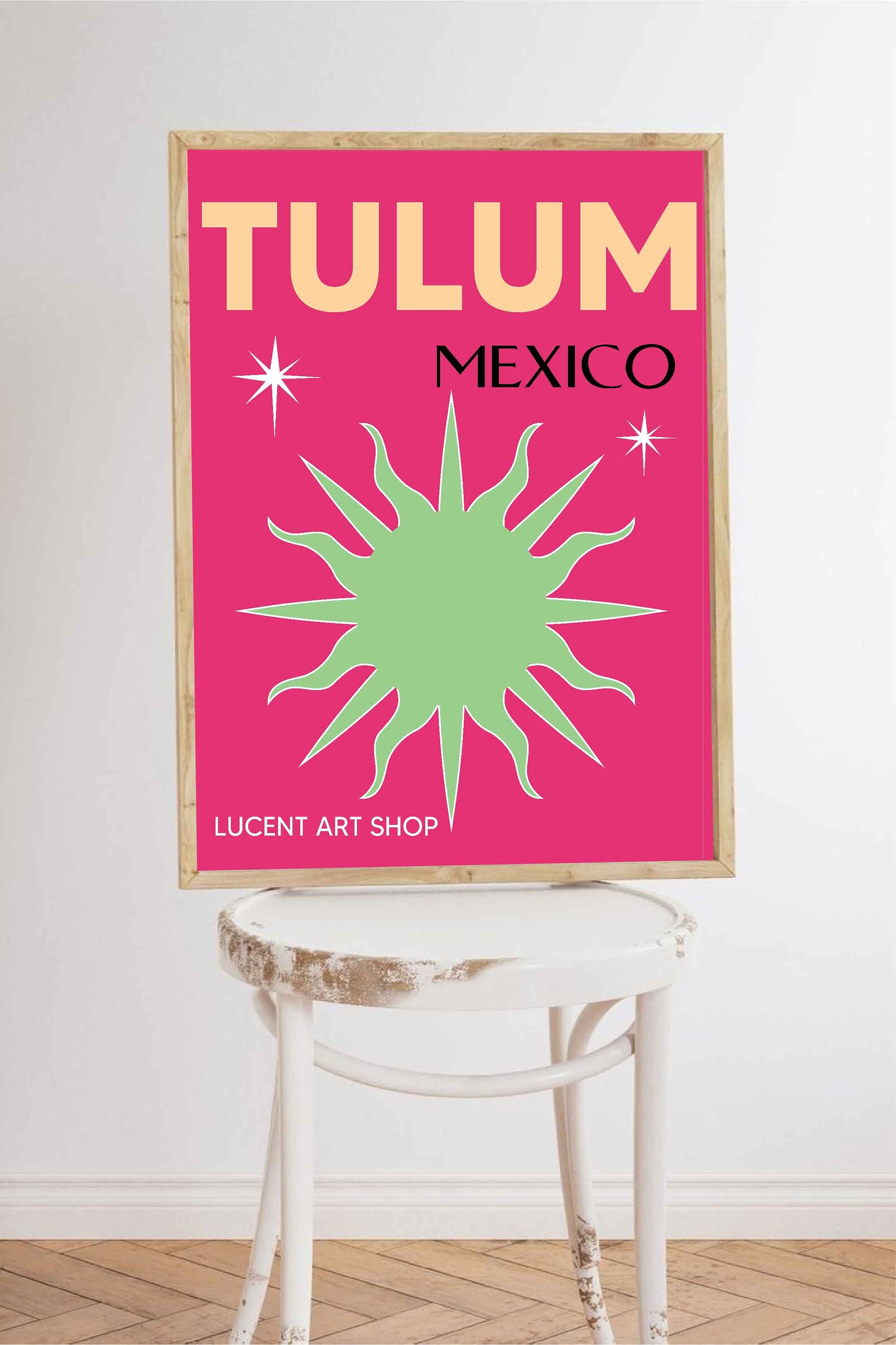 Tulum Poster Mexico Print Boho Prints Graphic Art Wall - Etsy