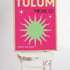 Tulum Poster, Mexico Print, Boho Prints, Graphic Art, Wall Art, Gallery ...