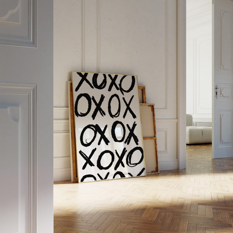 XOXO Print Typography Print Romantic Valentines Day Printables Trendy ...