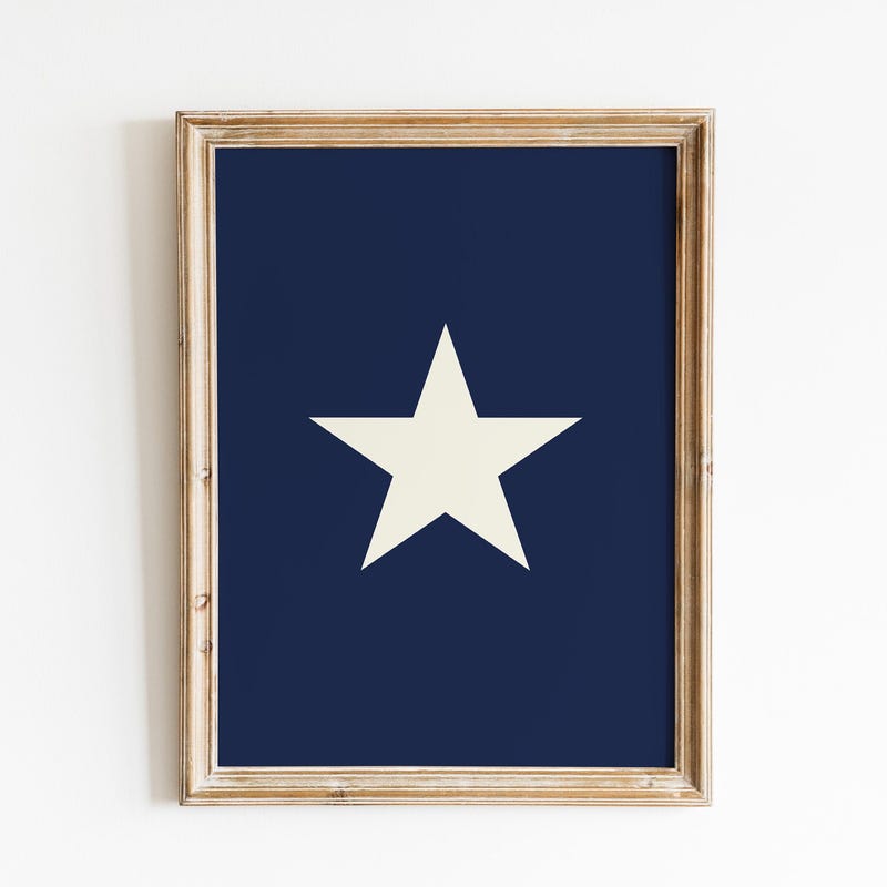 Star Print - Etsy