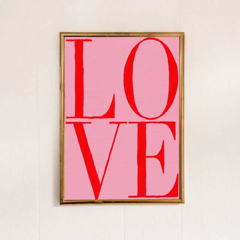 Love Print - Etsy