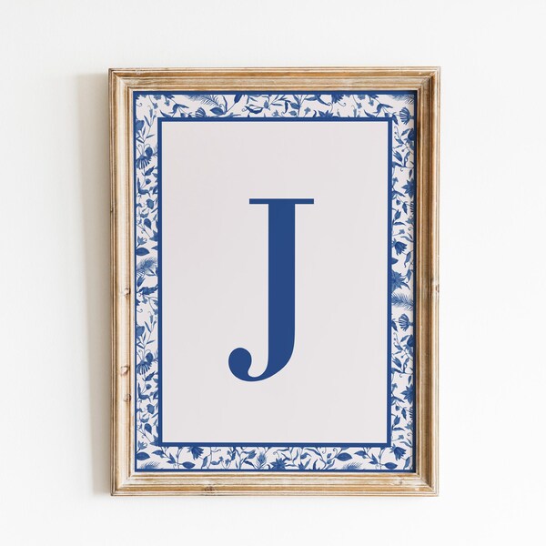 Monogram Letter J - Etsy