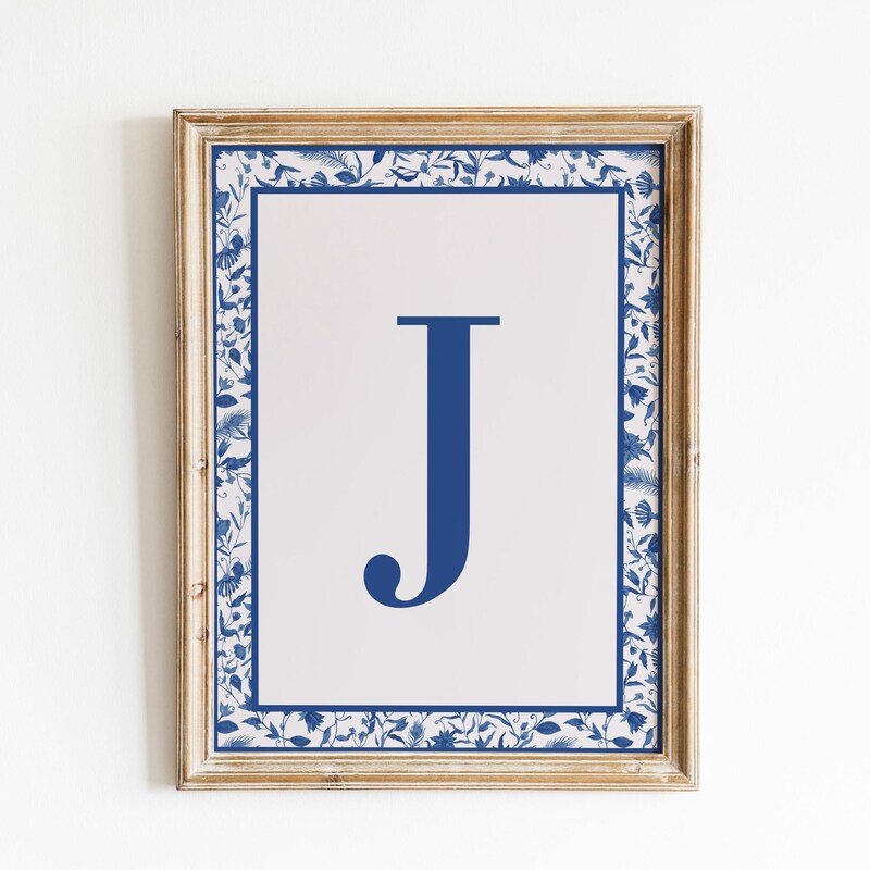 Letter J Monogram - Etsy