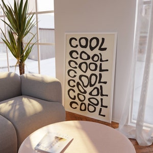 Cool Print Illustration Poster Wall Art Modern Kitchen Decor Quirky ...