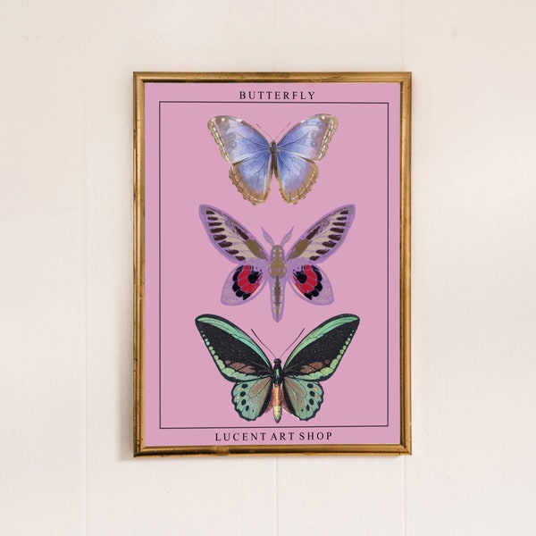 Butterfly Poster - Etsy
