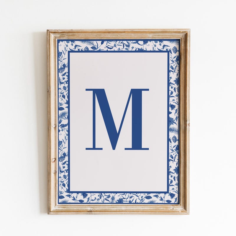 Letter M Print - Etsy
