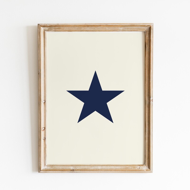 Star Print - Etsy