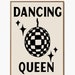 Dancing Queen Print Retro Wall Decor Cute Prints Aesthetic - Etsy