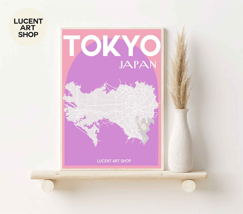 City Map Poster Set Of 8 Prints-Gallery Wall | Etsy