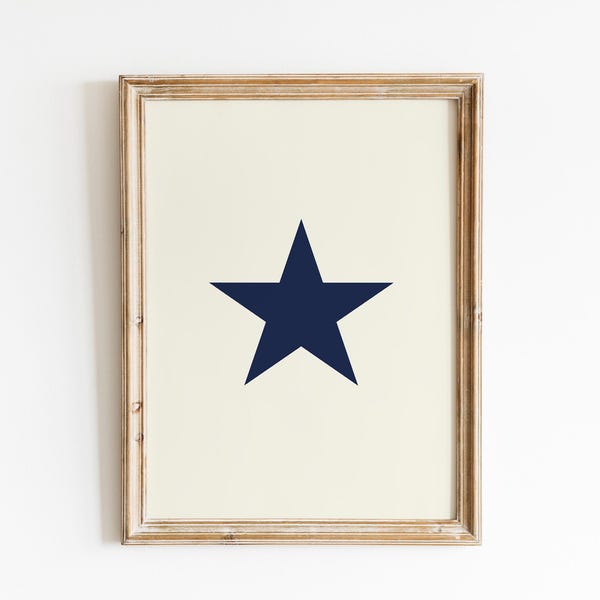 Star Poster - Etsy