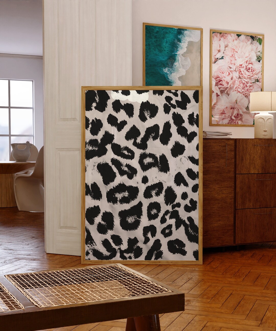 Leopard Definition Print, Leopard Pattern Artwork, Chic Leopard Design ...