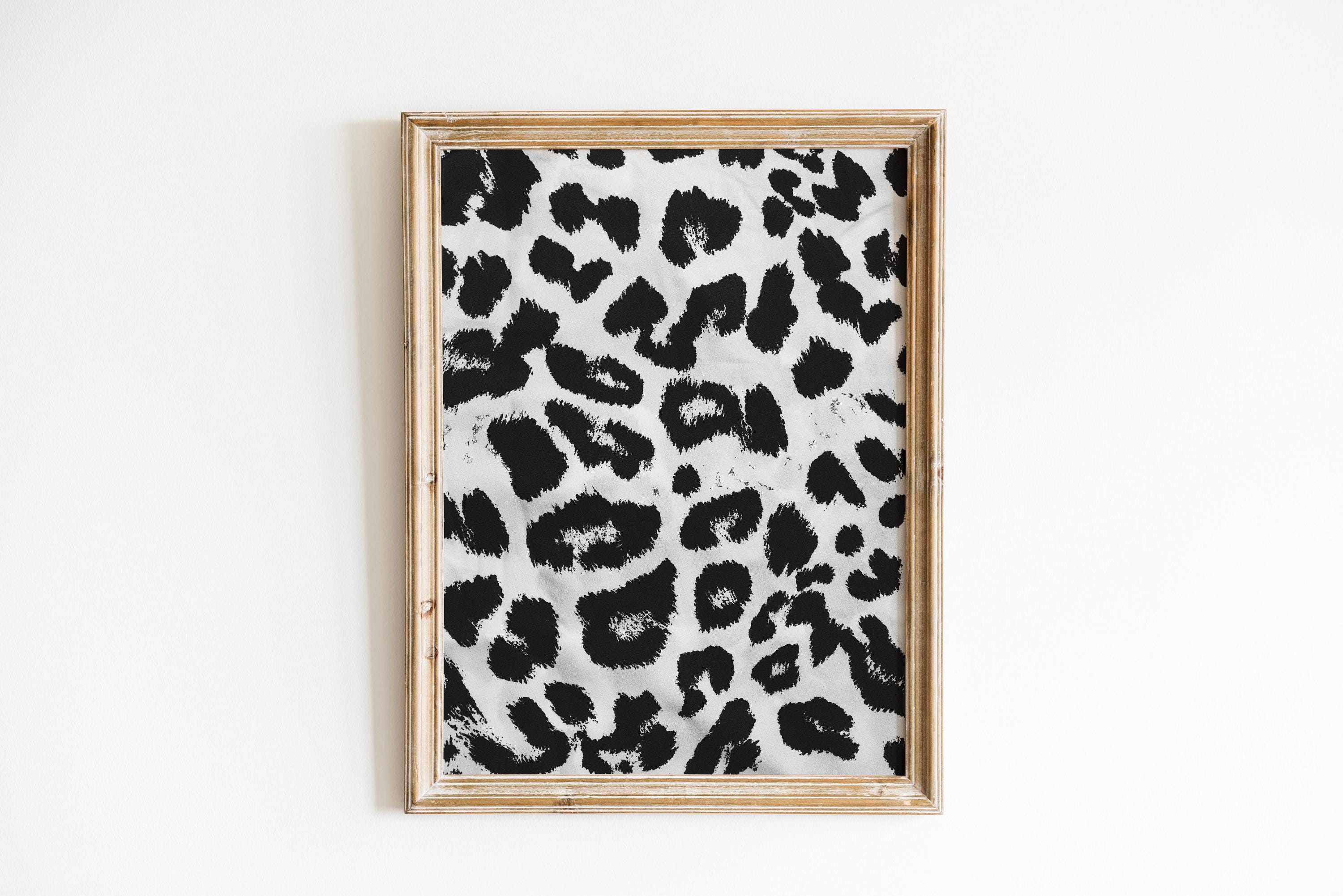 Leopard Definition Print, Leopard Pattern Artwork, Chic Leopard Design ...
