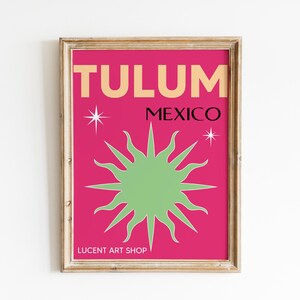 Tulum Poster, Mexico Print, Boho Prints, Graphic Art, Wall Art, Gallery ...