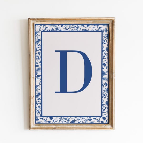 Monogram Letter D - Etsy