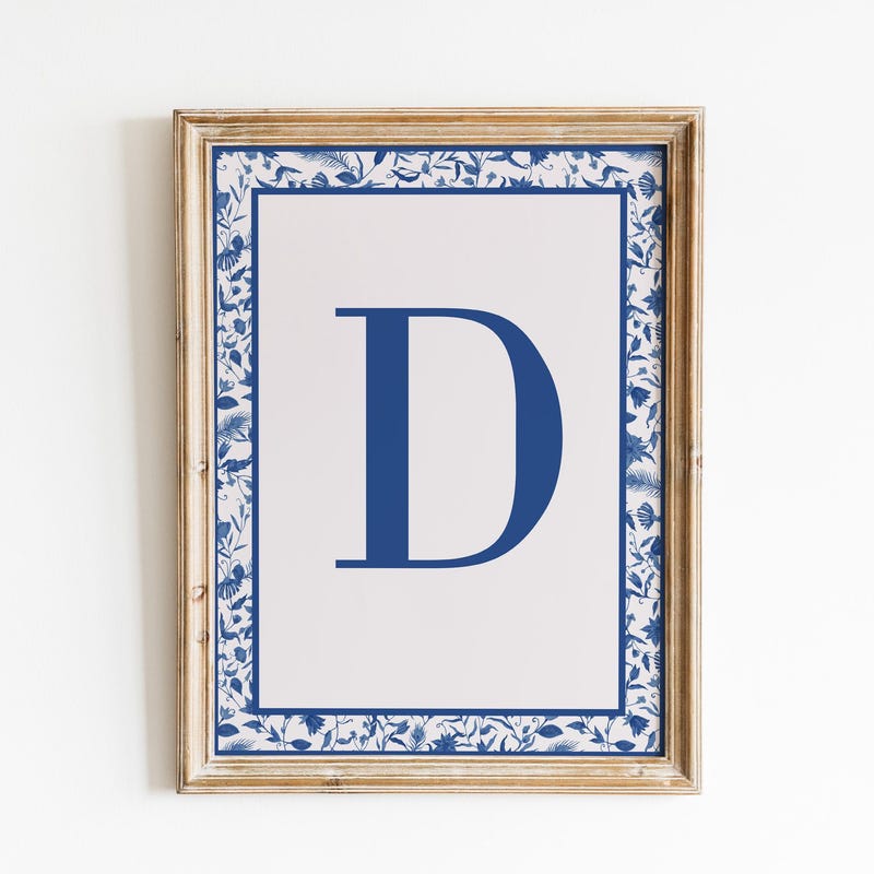Monogram Letter D - Etsy