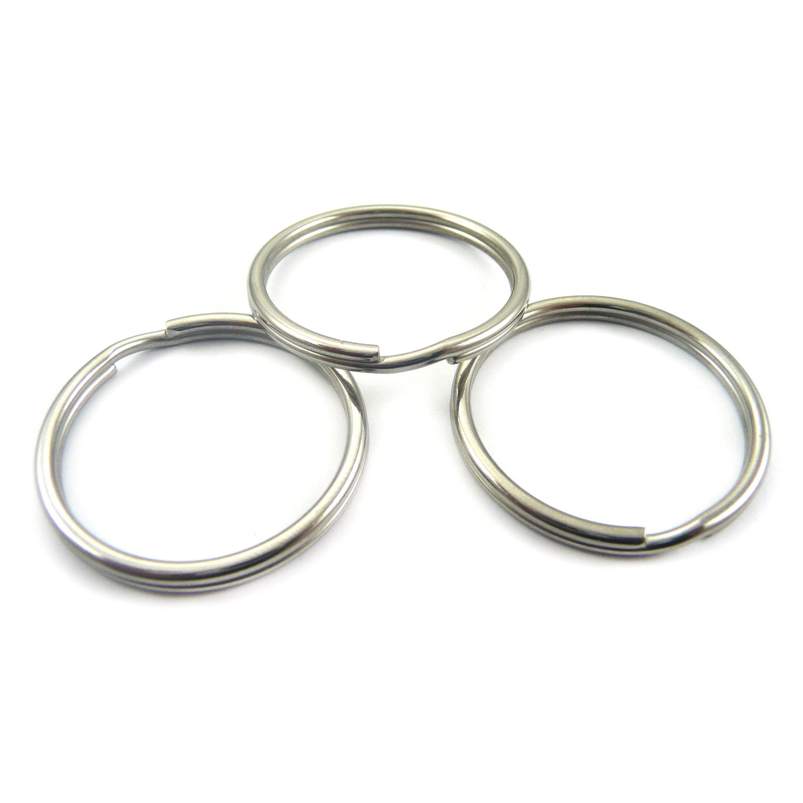 35mm Split Rings 304 Stainless Steel Double Loop Key Rings | Etsy