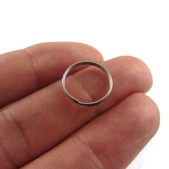 15mm Stainless Steel Split Ring Key Rings NAP6 - Etsy