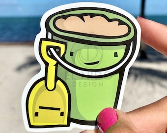 Sand Bucket Stickers - Etsy