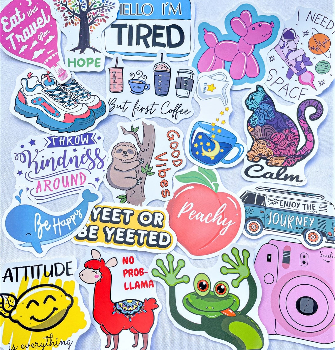 70 Sticker Pack Laptop Stickers Cute Stickers Vinyl Water - Etsy
