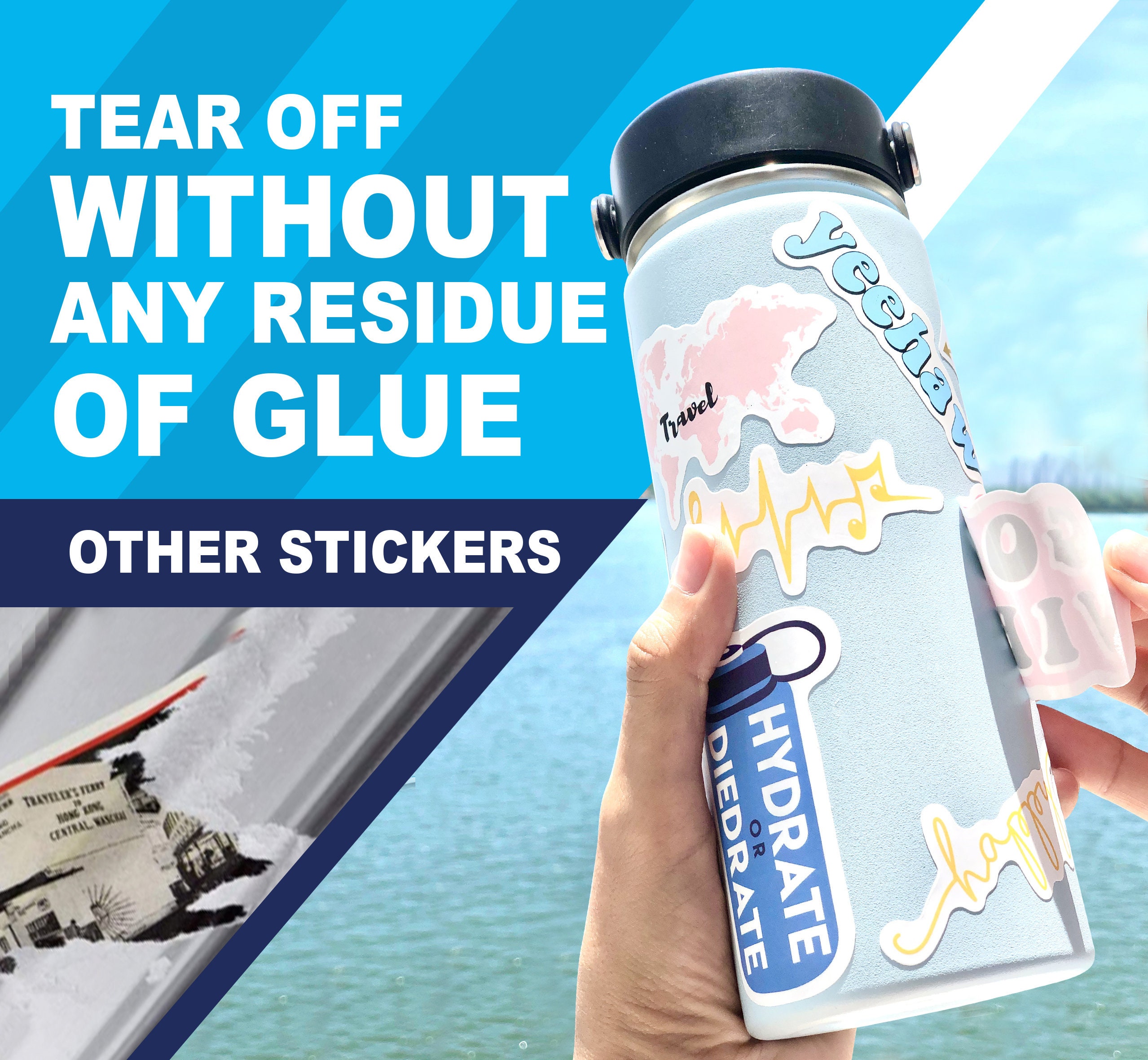 100 Cute Sticker Pack for Water Bottles Stickers for Teens and - Etsy