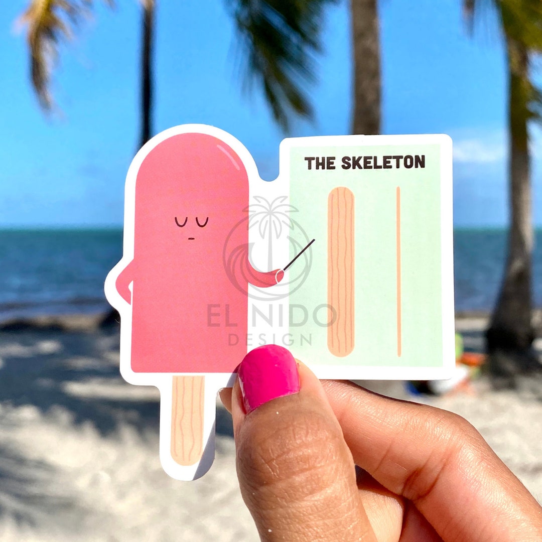 Ice Cream Anatomy Vinyl Sticker, Best Friend Gift, Laptop Decals, Cute ...