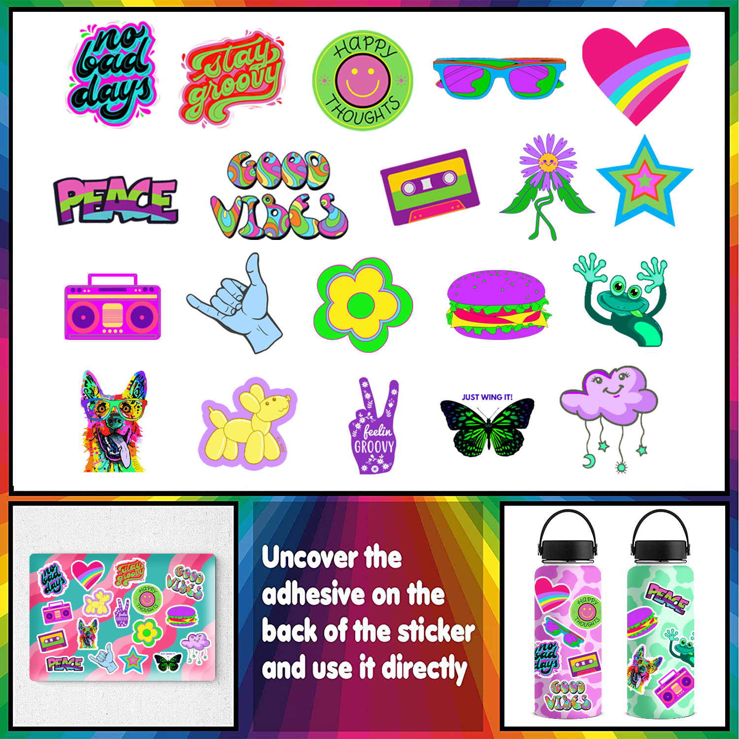 70 PRINTED Indie Wall Collage Kit Collage Kit 4x6 | Etsy