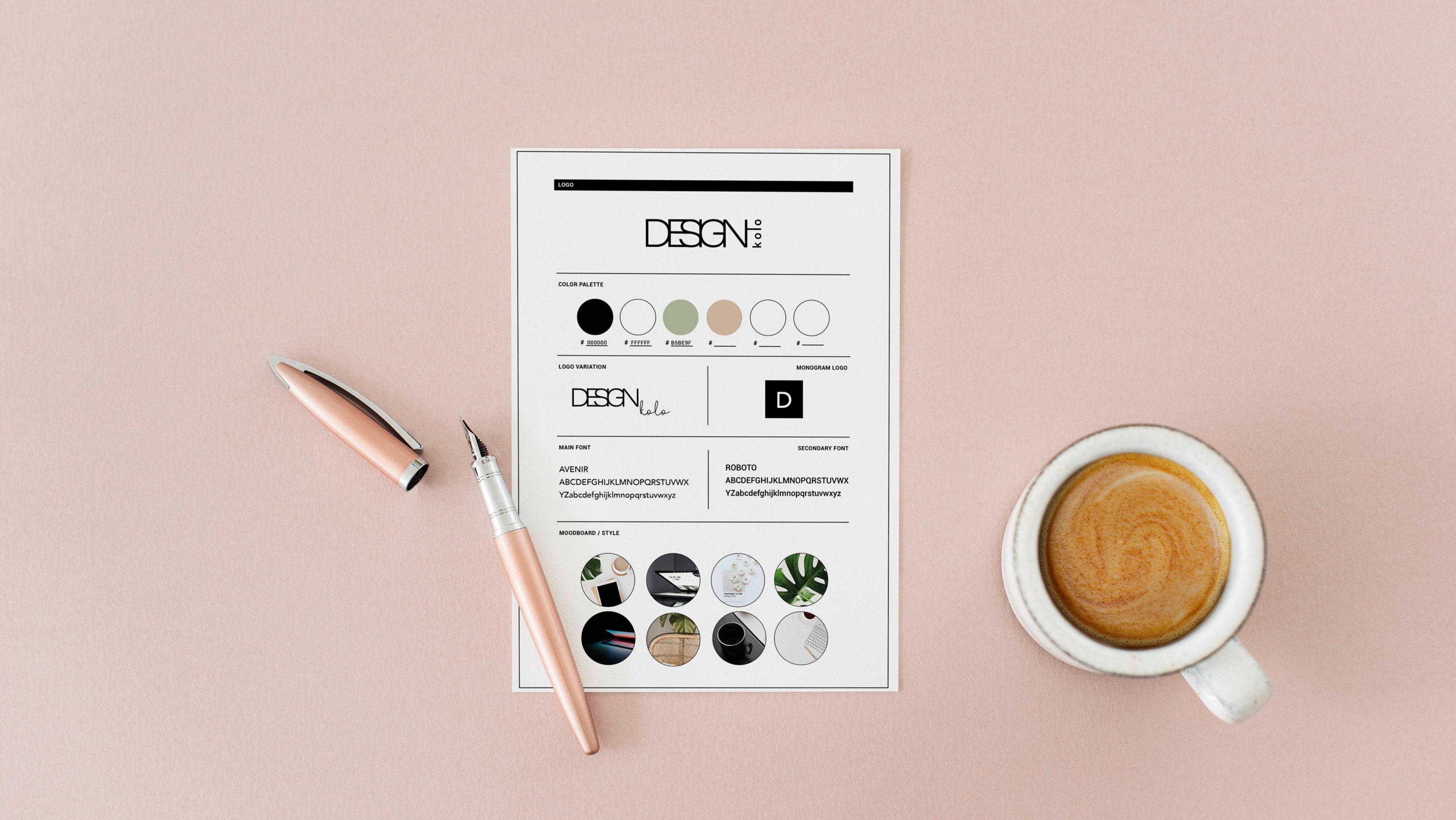 Printable Branding Kit / Branding Kit Template / Business Spread Sheet ...