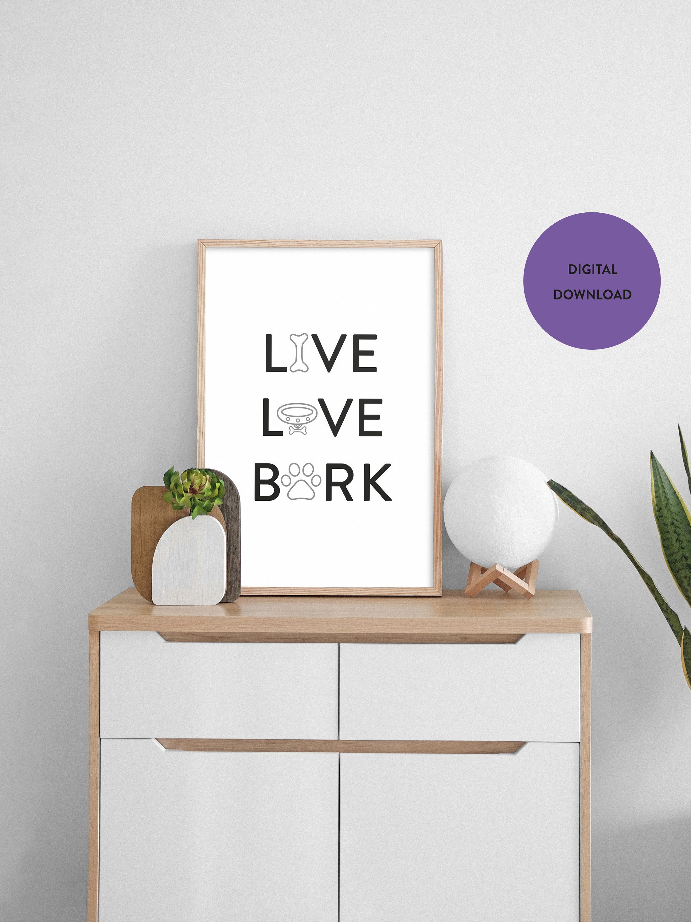 Wall Decor Dog - Printable Art Dog Quote Poster - Dog Quote - Dog Art ...