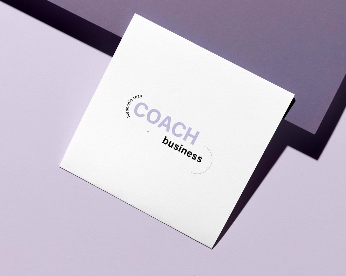 Business Coach Logo - Entrepreneur Logo - Business Logo Editable ...