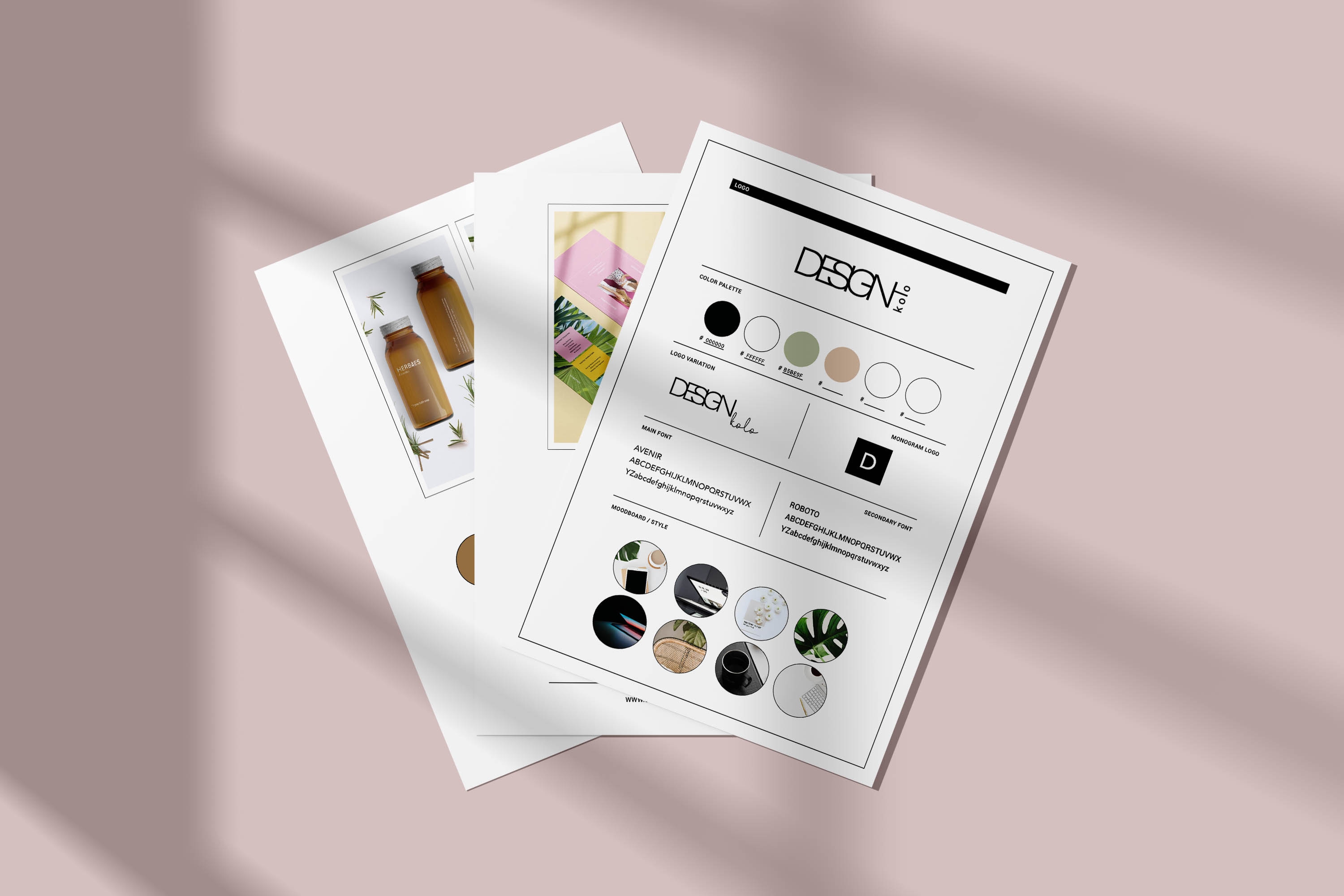 Printable Branding Kit / Branding Kit Template / Business Spread Sheet ...